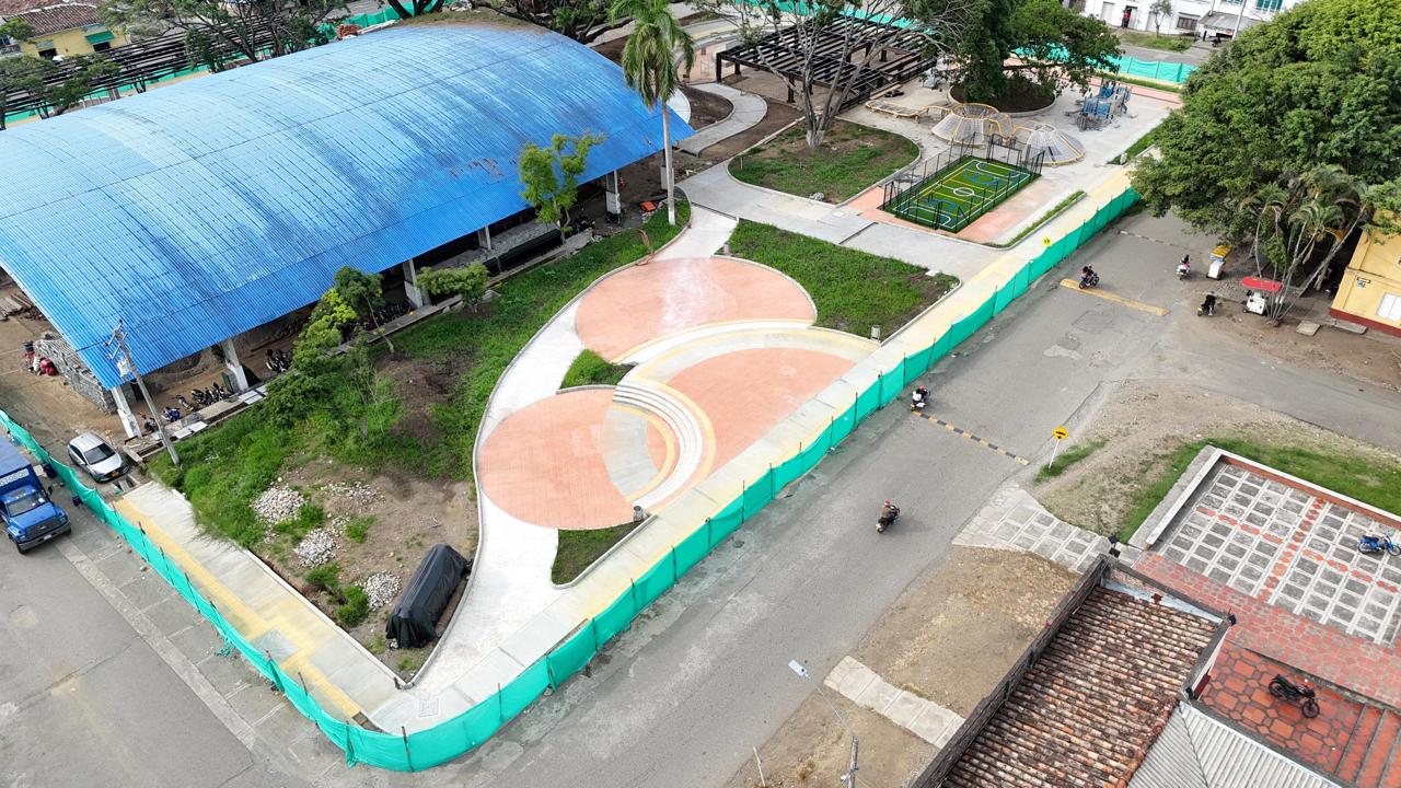 Avanza la construcción de la Plazoleta Regional de la Paz en Miranda ...